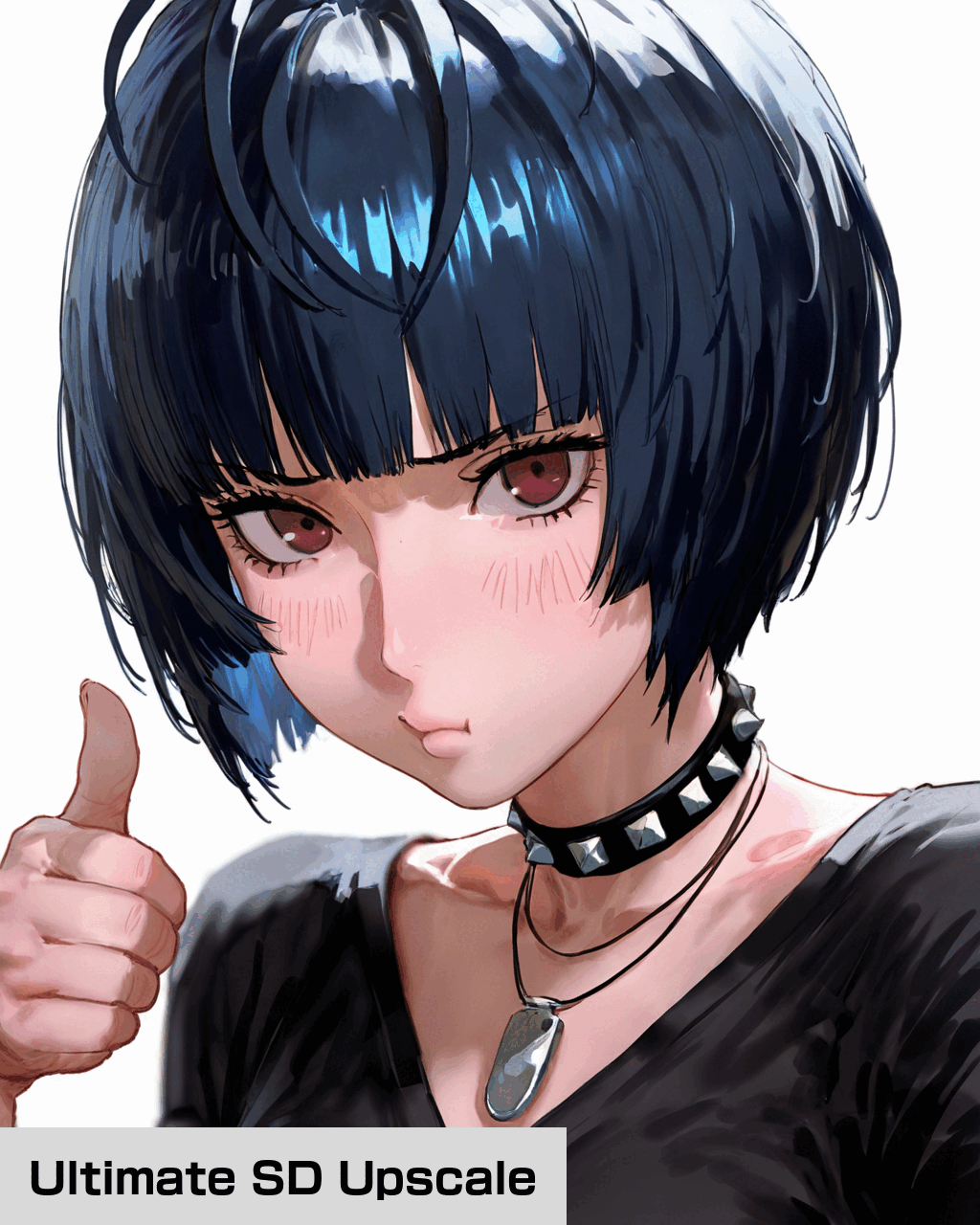 ComfyUIで画質を向上させる「Ultimate SD Upscale」の2つの活用方法｜nobin@コーヒーを飲みながら紳士向けを作る人