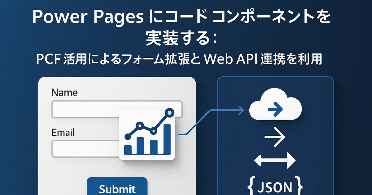 【知識編】Power Pages にコード コンポーネントを実装する：PCF 活用によるフォーム拡張と Web API 連携を利用 ...
