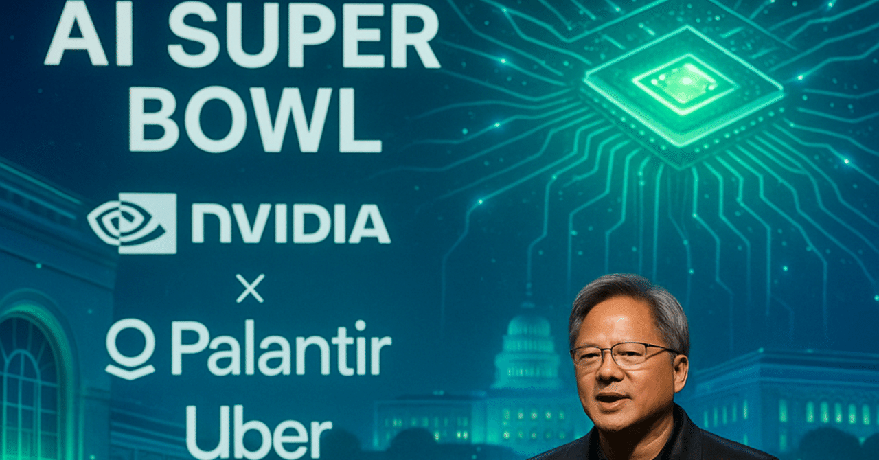 【YouTube】NVIDIAが築くAIの新覇権：Palantir・Uberとの提携が示す未来｜DailyNews