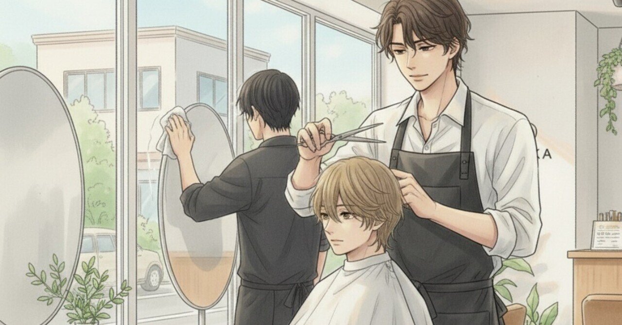 BL断髪小説「静かなバリカン」⑤完〜リメイク版｜BBBJJJ 断髪小説作家 ️