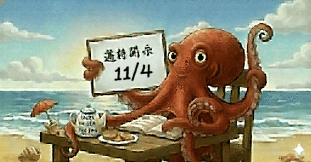 適時開示(2025/11/4)を分類｜たこ