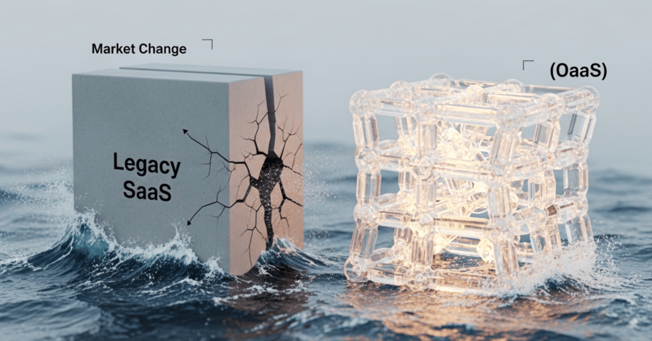 「SaaS is Dead」の真意と「OaaS」への進化：AI時代のシステムとビジネスの境界再定義｜名由 蒼真｜構造から考える / AI・仕事・社会