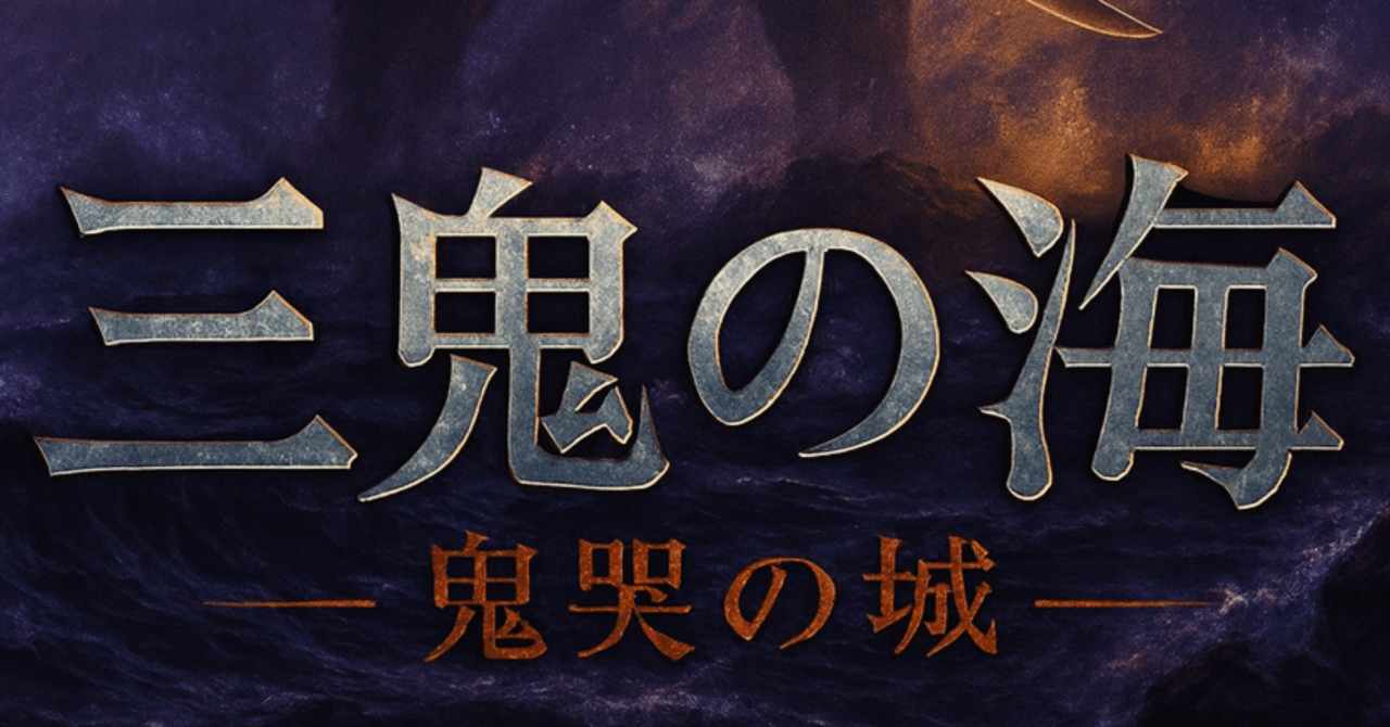 （仮）三鬼の海―鬼哭の城―歴史小説 要約版 鋭意執筆中！｜NORIYAキンドル作家