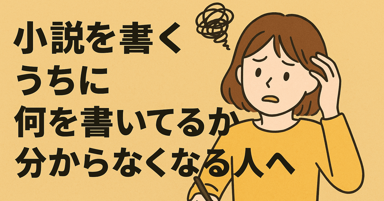 小説を書いてるうちに何を書いてるか分からなくなる人へ ──「勢いで書く」ことと向き合う｜みき@本気で小説を書いてます！