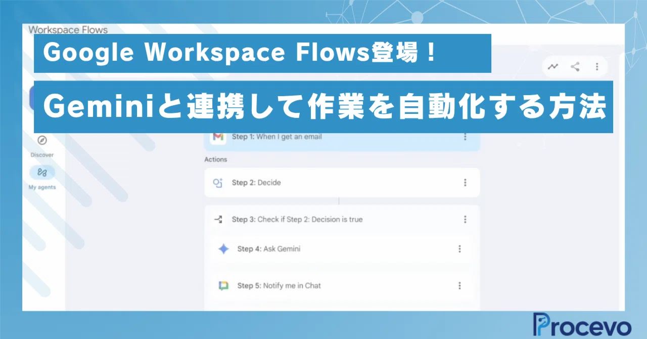 Google Workspace Flows登場！ Gemini と連携して作業を自動化する方法｜KEITO｜AIディレクター