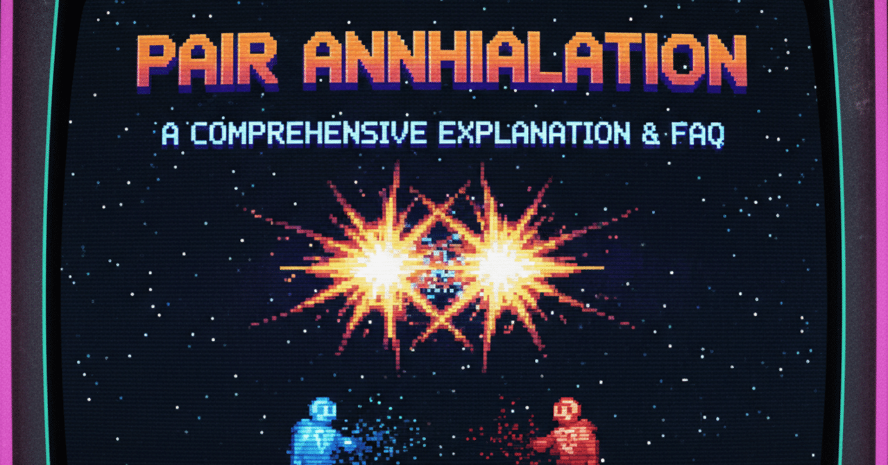 対消滅（pair annihilation）──多角的かつ徹底的解説＋FAQ｜TWLV32