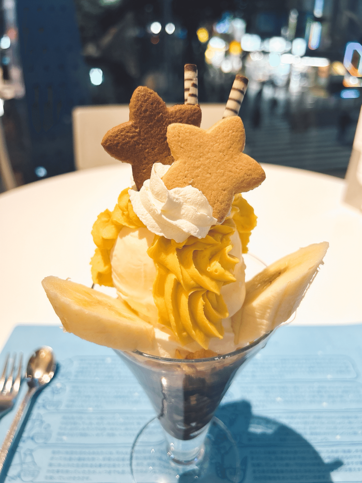 四半世紀ずっと大好きなさつまいものパフェ🍠｜💙Blue Leopard🐆