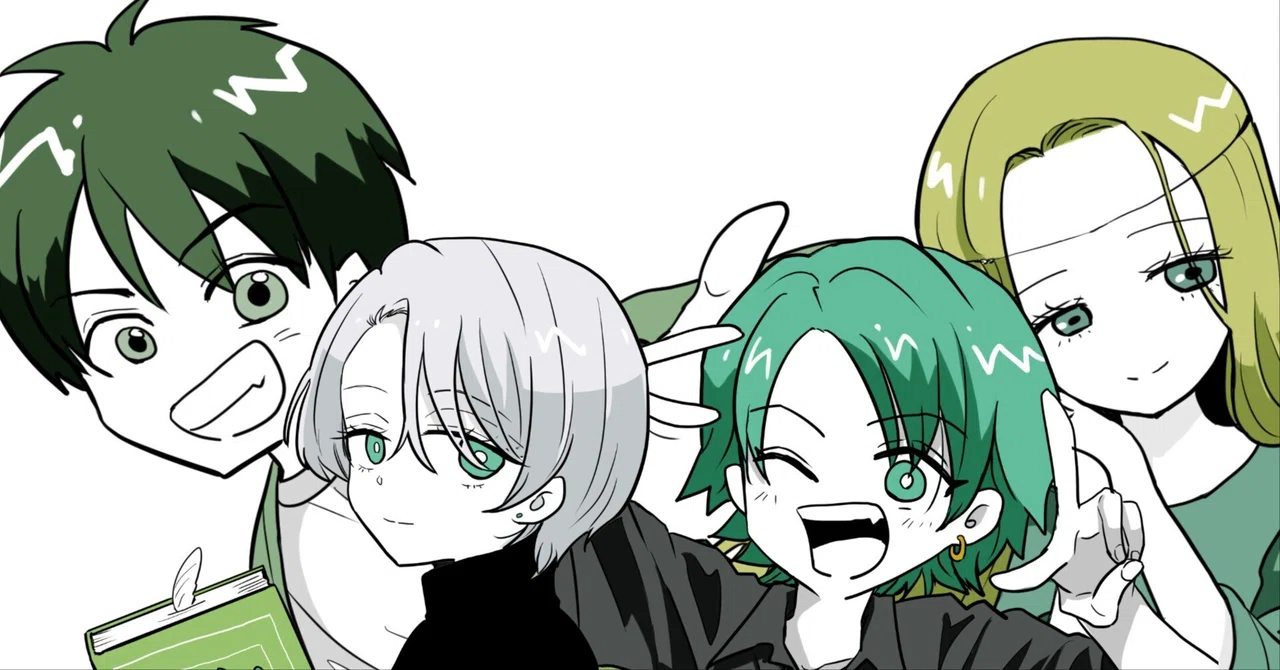 【イラスト】MBTI GREEN｜kei02