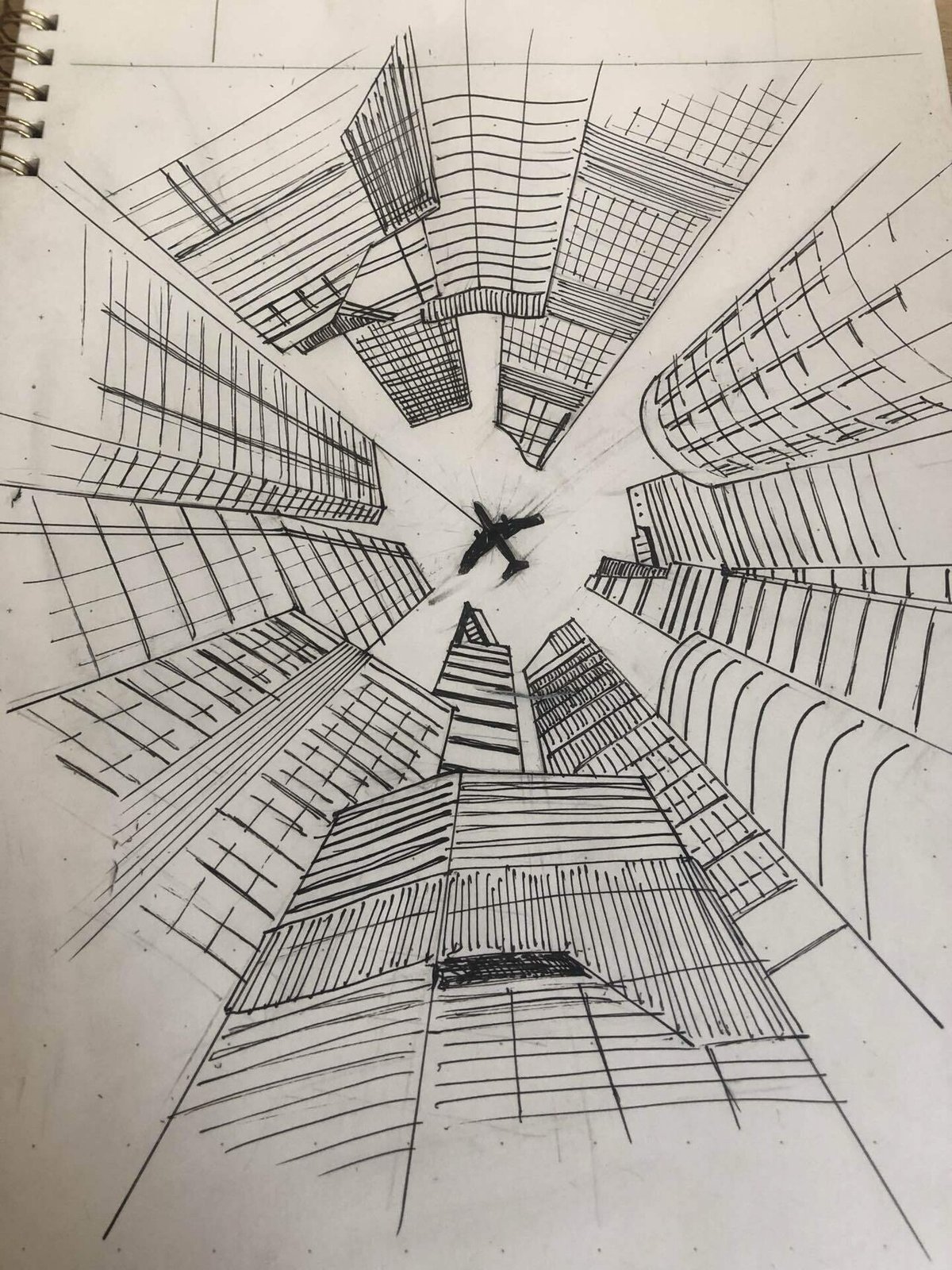 風景画のすゝめ 一点透視図法編【葉月】｜水野葉月