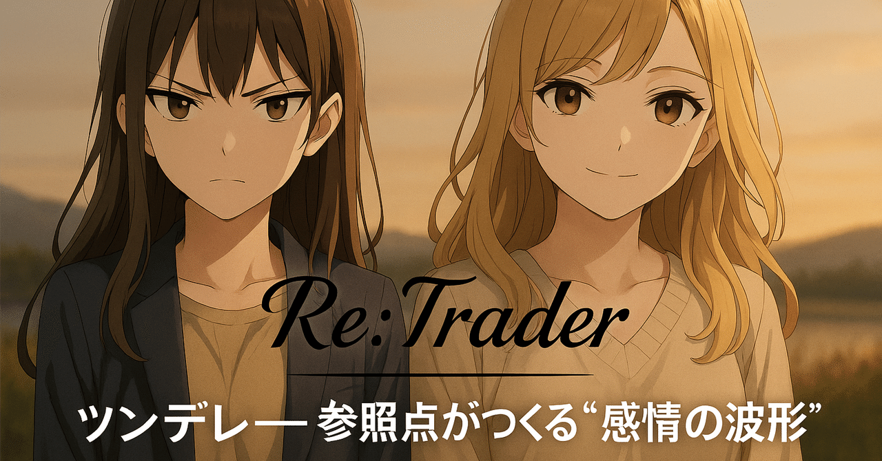 076 ツンデレ──参照点がつくる“感情の波形”｜【FX】Re: Trader｜Re: Trader【ルールを守るという挑戦】転んだ時、ルール ...