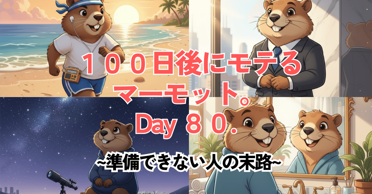 準備できない人の末路｜マーモット。| ゆるく生きるSEの生存戦略ノート