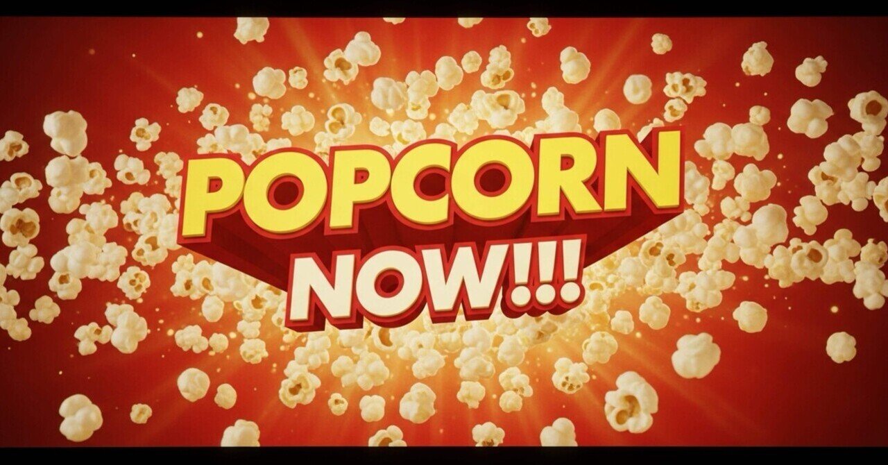 映画館よりポップコーンを愛した男🍿｜POPCORN NOW！