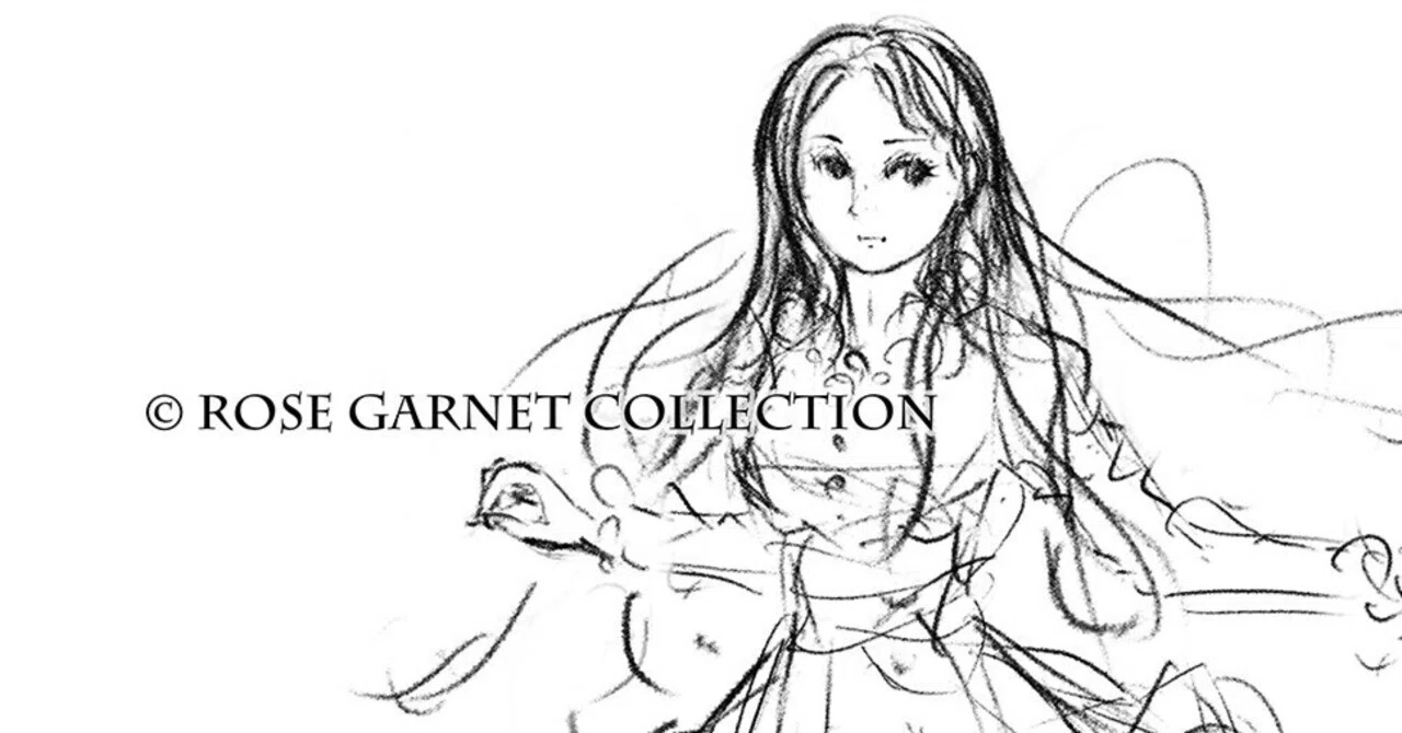 《描写中》：my illustration｜Rose Garnet