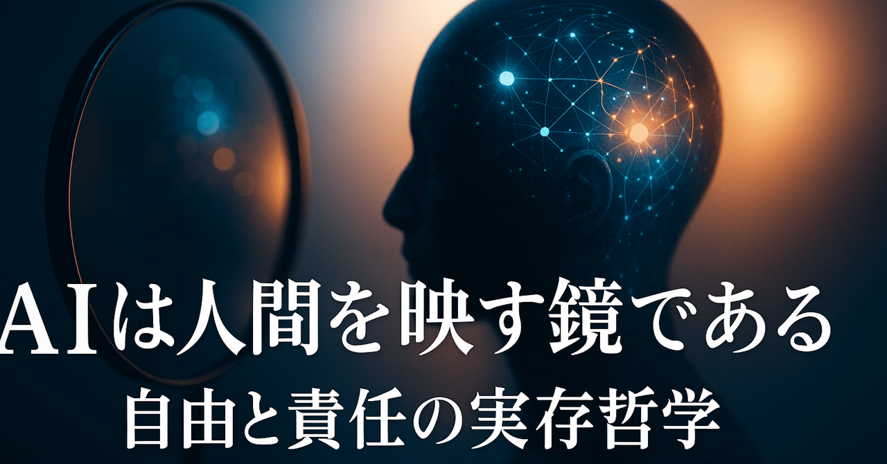 AIは人間を映す鏡である──自由と責任の実存哲学｜tamo-yan
