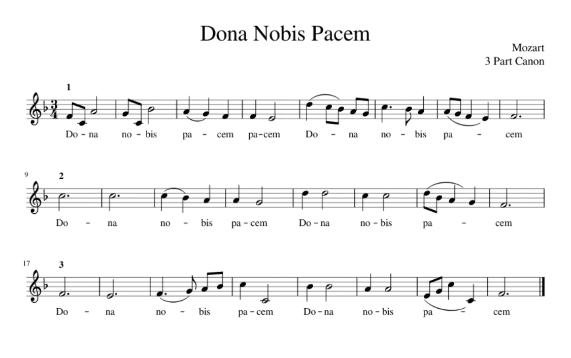 ♬欧州版カエルの歌Dona Nobis Pacem｜杉にい (Sugi Nii)
