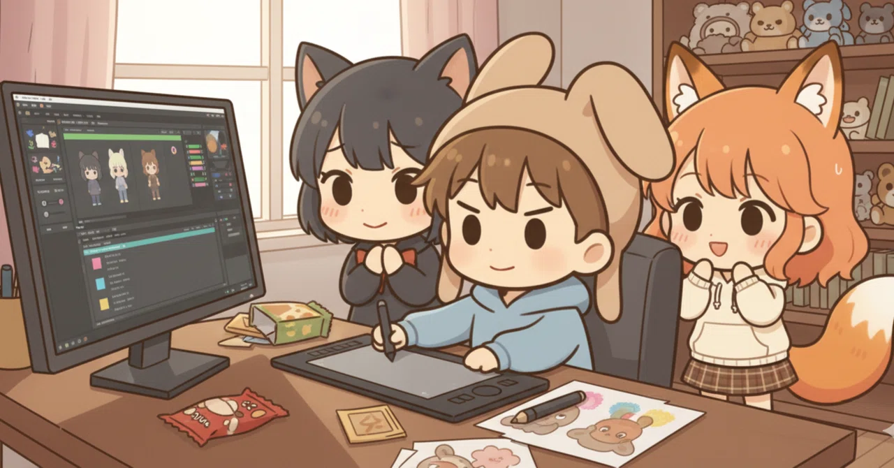🤖 AIを使ってGIFアニメーションを作ってみた 🎨 vol. 2｜もふとニャコの発見ノート