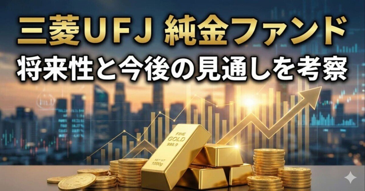 三菱UFJ純金ファンドとは？将来性と今後の見通しを考察｜ワロリンス