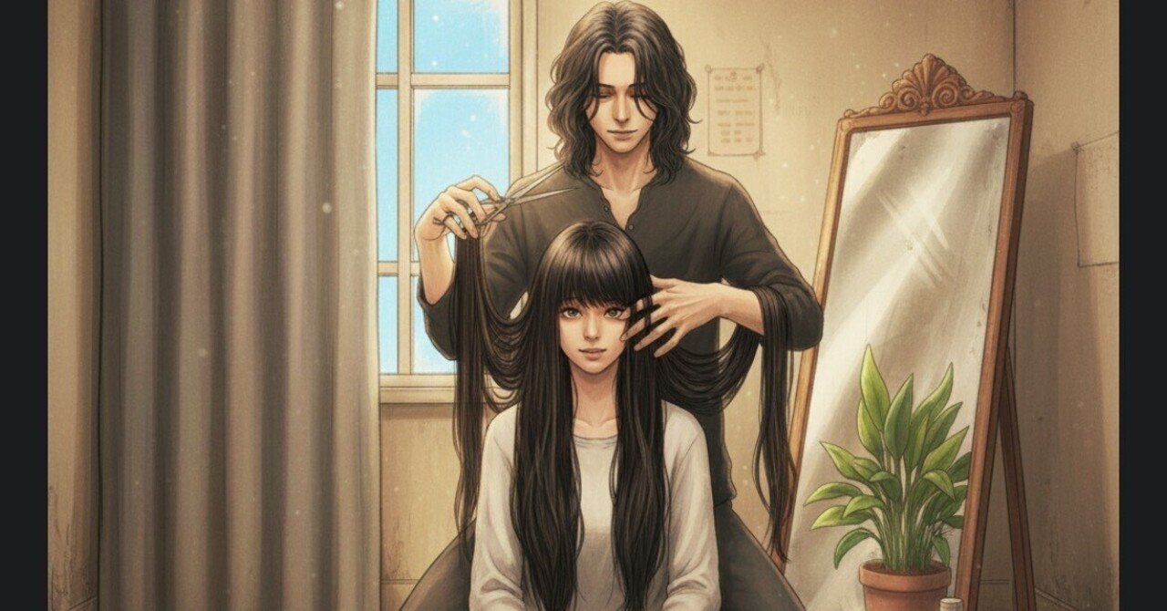 断髪ゲーム『愛の代償、髪の行方』R18｜BBBJJJ 断髪小説作家 ️