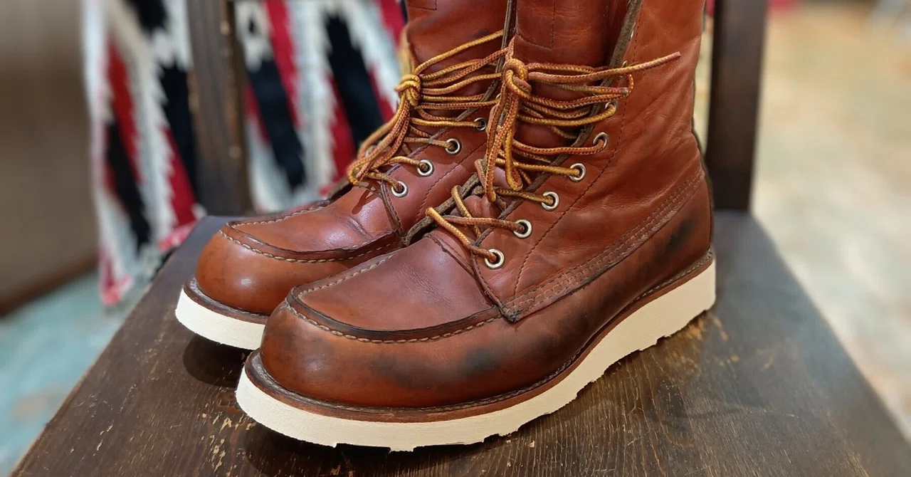 【Resole/ソールカスタム】Red Wing#877+vibram#4014｜CREA Repair & Handcrafts/roca