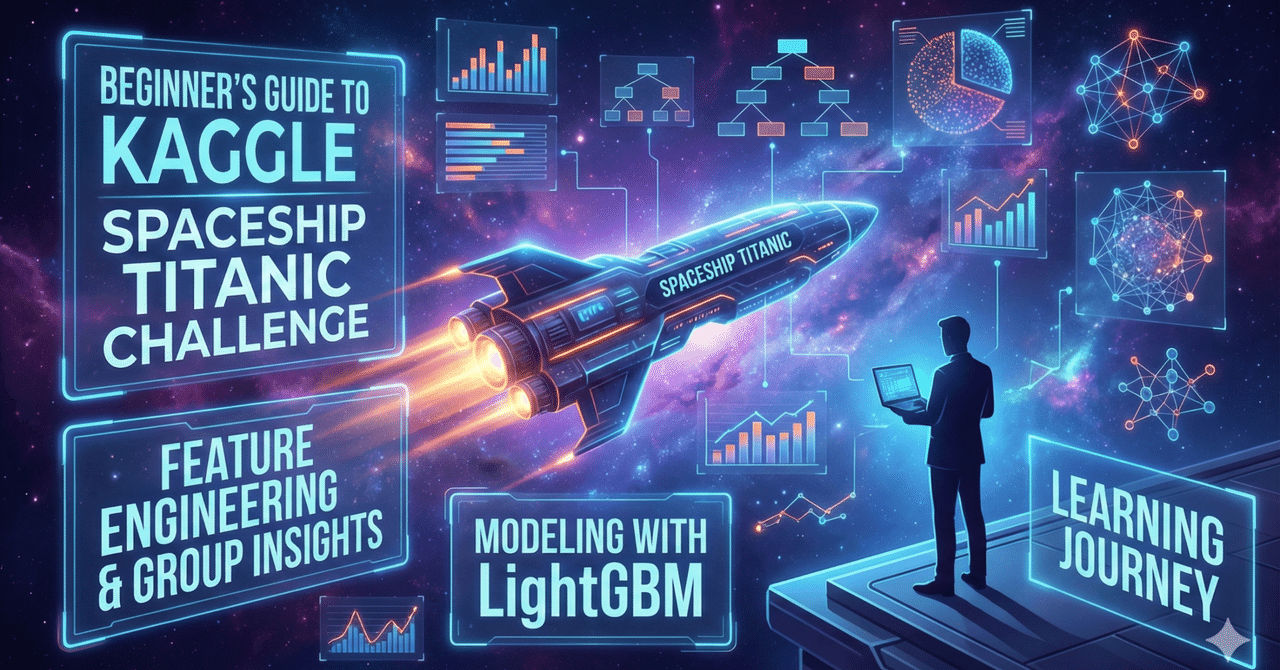 【機械学習 第4回】Kaggle Spaceship Titanic で勉強｜shogaku