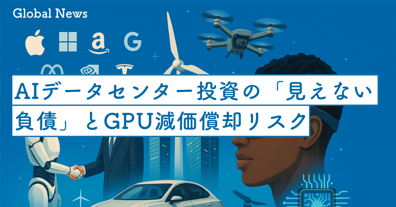 AIデータセンター投資の「見えない負債」とGPU減価償却リスク──AIバブルの正体と4兆ドルのチャンス｜SecondWave