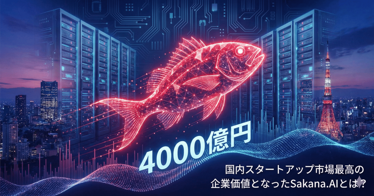 国内スタートアップ最高の企業価値となったSakana.AIとは？｜スノーフレイク・コンサルティング合同会社