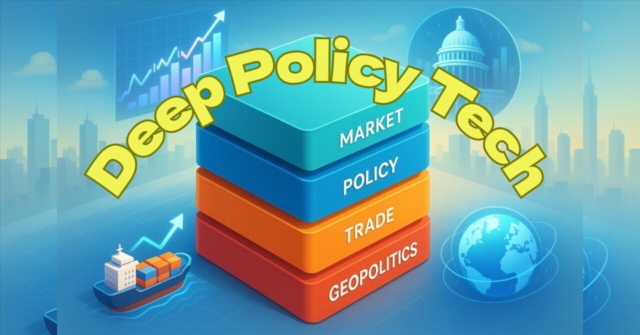今日の日本の株式市場の4レイヤー分析（動画スライド版）｜Deep Policy Tech