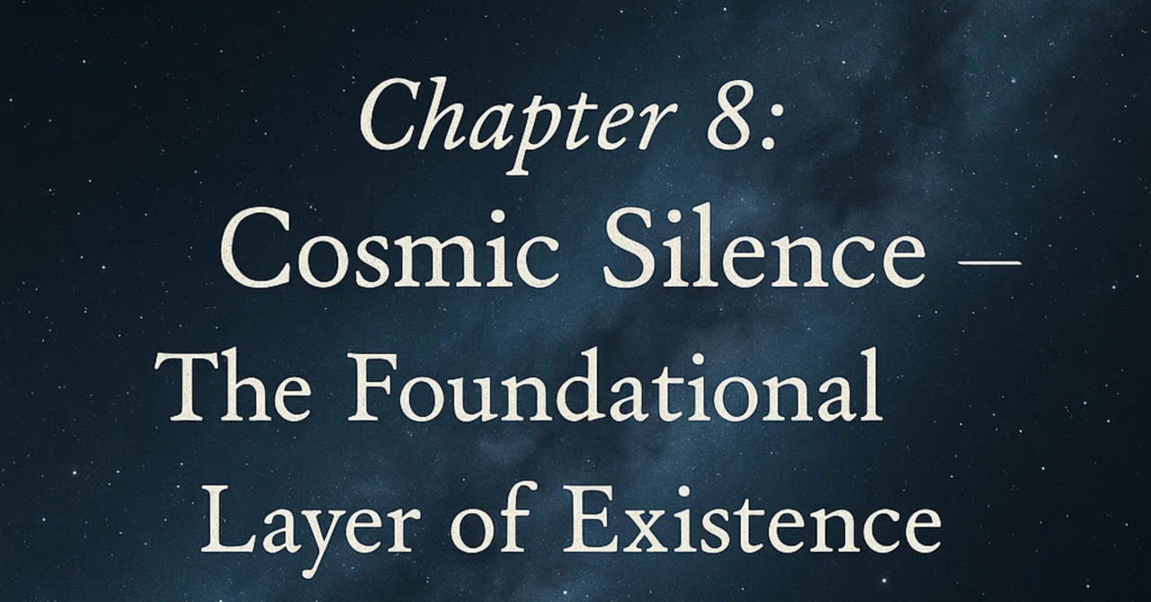 第8章 静寂と宇宙論 — 宇宙的静寂は存在の基層Chapter 8: Cosmic Silence — The Foundational ...