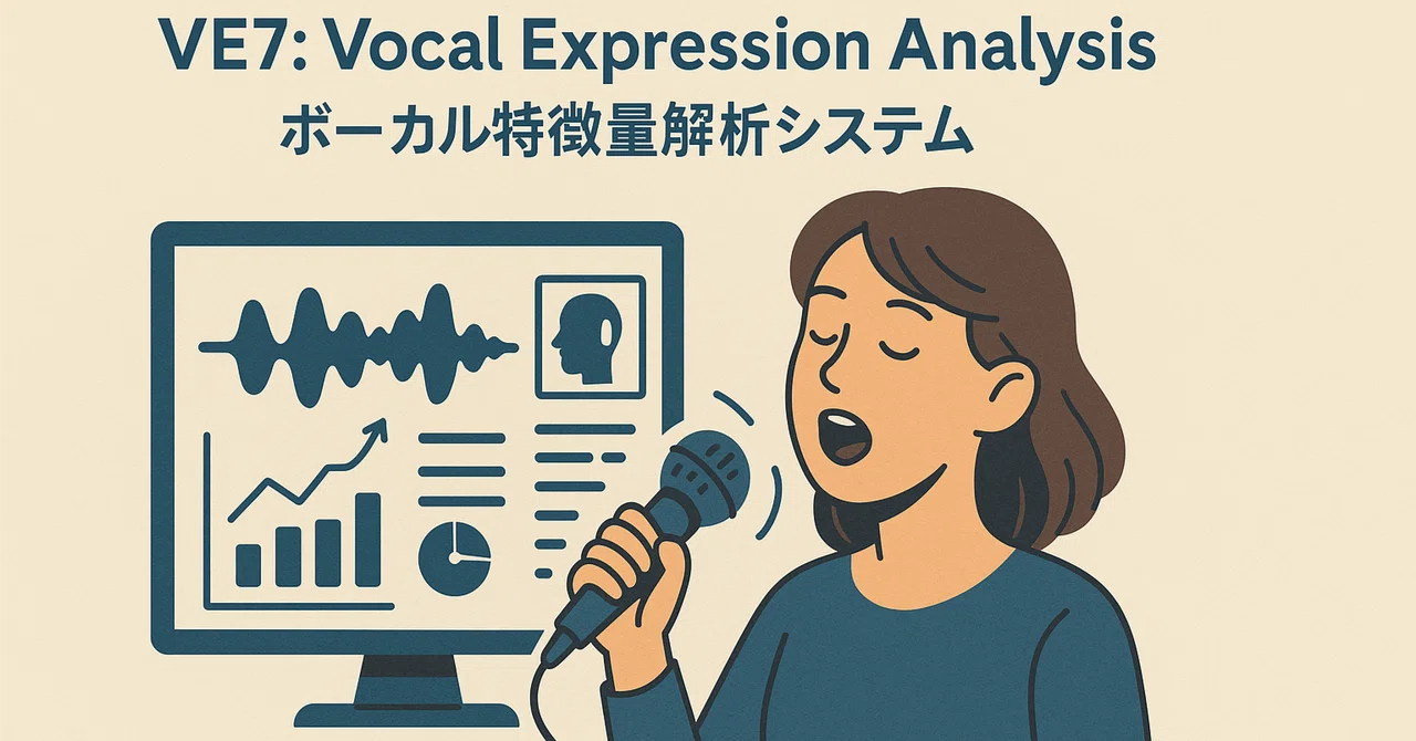 VE7: Vocal Expression Analysis - ボーカル特徴量解析システム｜東リ屋