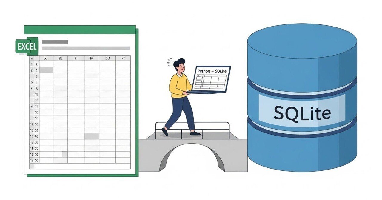 SQLiteとは何者か？Excelしか触ってこなかった人向けの超入門｜Python×SQLite｜nori