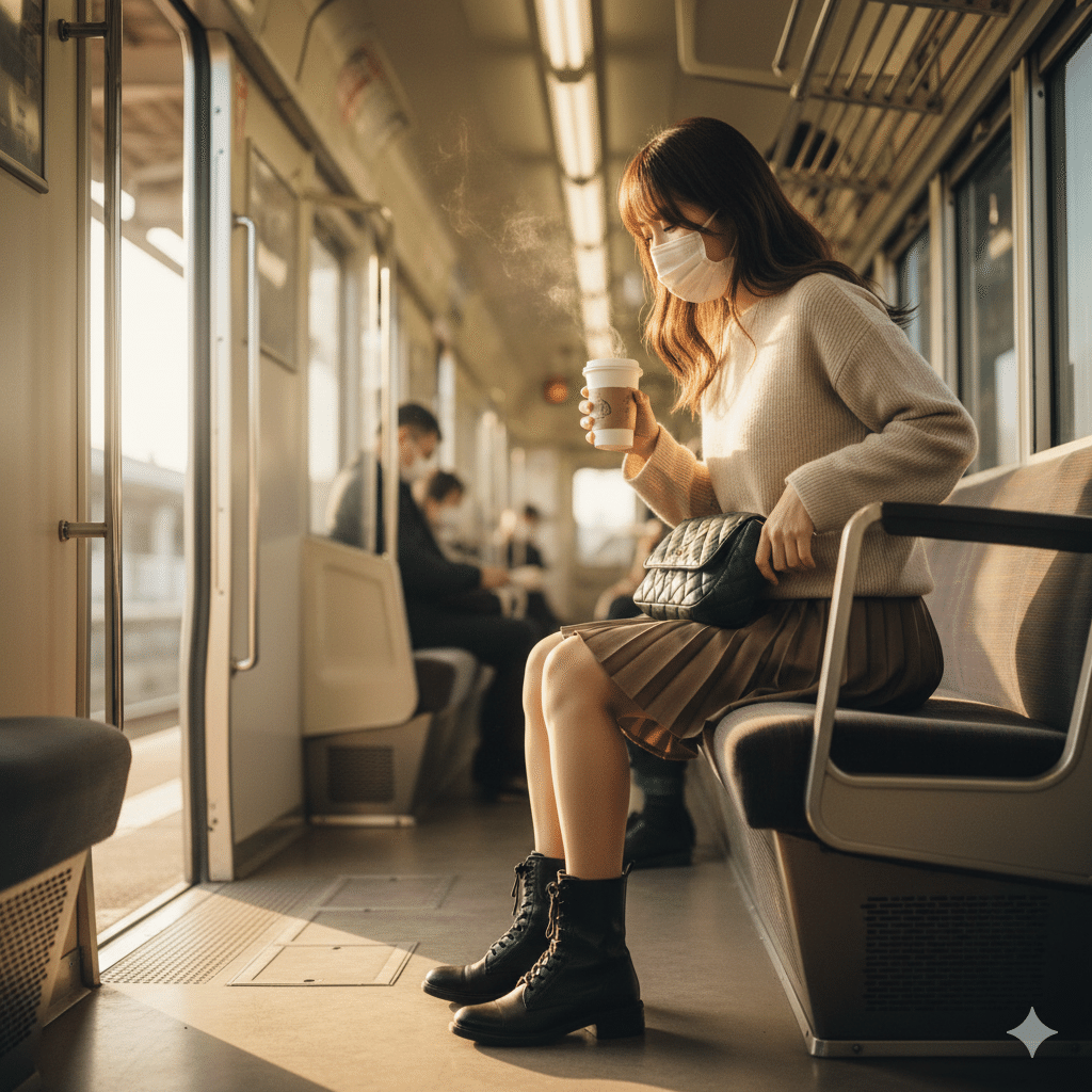 Gemini R18】電車でよく見かけるあの20代日本人女性」の典型像をAIで再現｜【アダルト研究】かなこの秘密のラボ