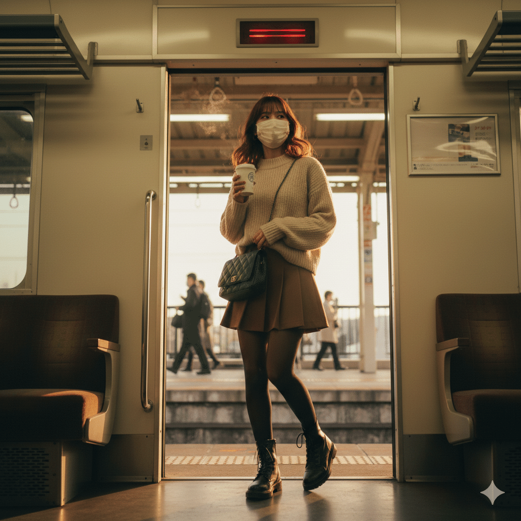 Gemini R18】電車でよく見かけるあの20代日本人女性」の典型像をAIで再現｜【アダルト研究】かなこの秘密のラボ