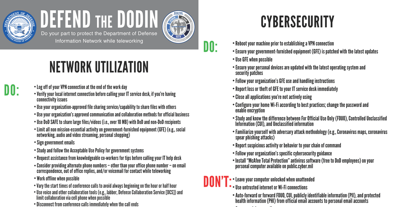 DoD(米国防総省)のテレワーク指針を紹介｜jem