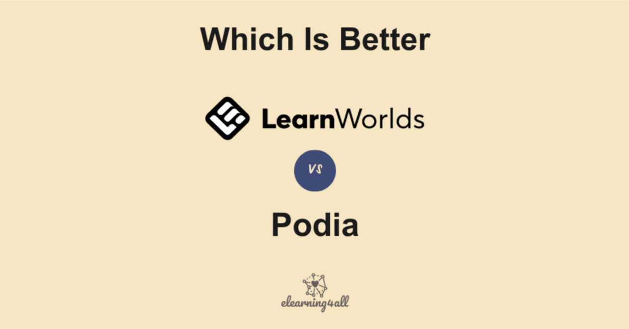 LearnWorlds vs Podia（2025–2026）｜e4all_admin