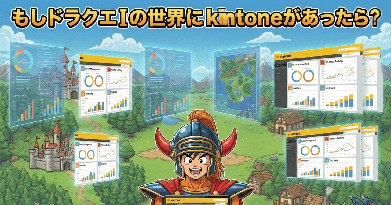 もしドラクエⅠの世界にkintoneがあったら？｜村元英明