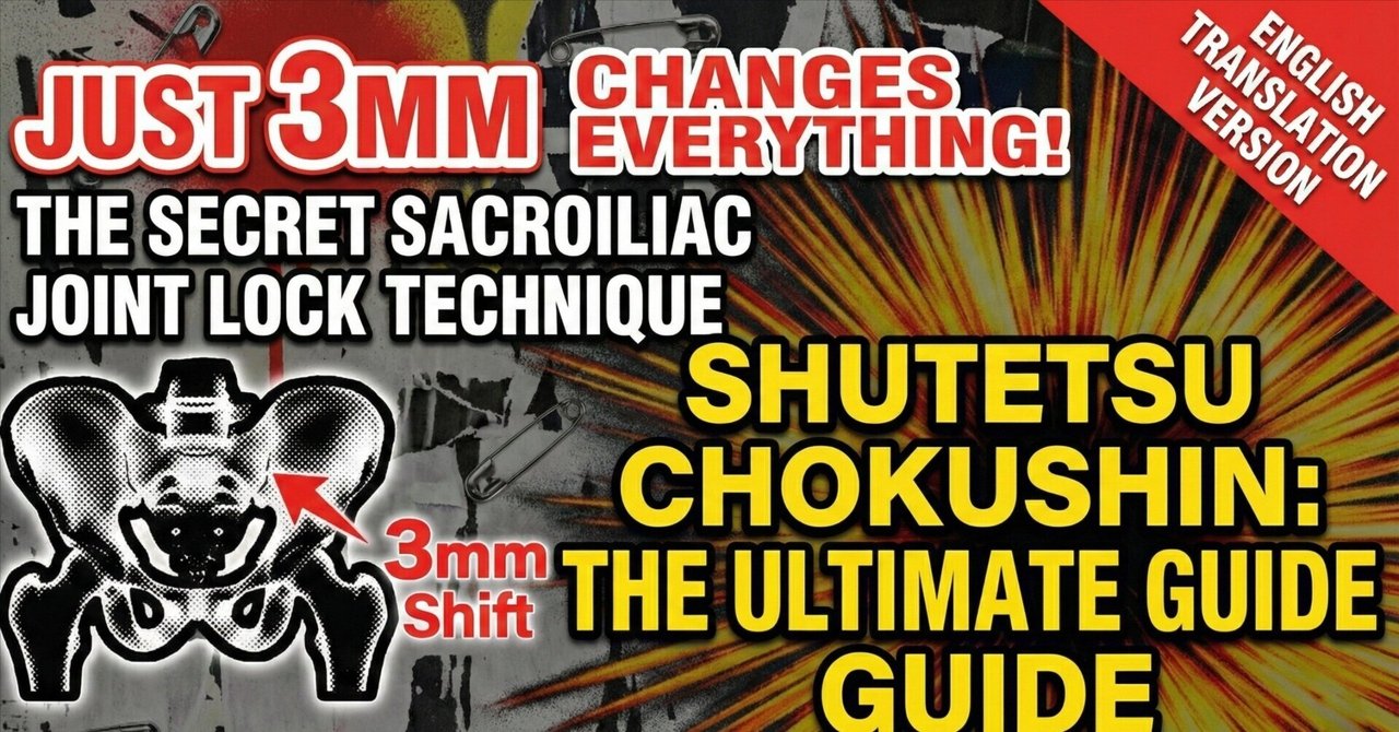 【Complete Guide】“Choku-Shin(直芯)” Posture Training Method to Develop “Sacroiliac Joint Lock”｜体幹の ...