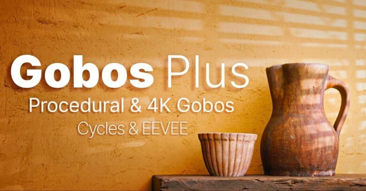 Gobo’s Plus：Cycles/Eevee対応・プロシージャル＆4Kゴボ素材｜アカルカネ｜CG ゲーム 映像クリエイター向け情報配信中📡