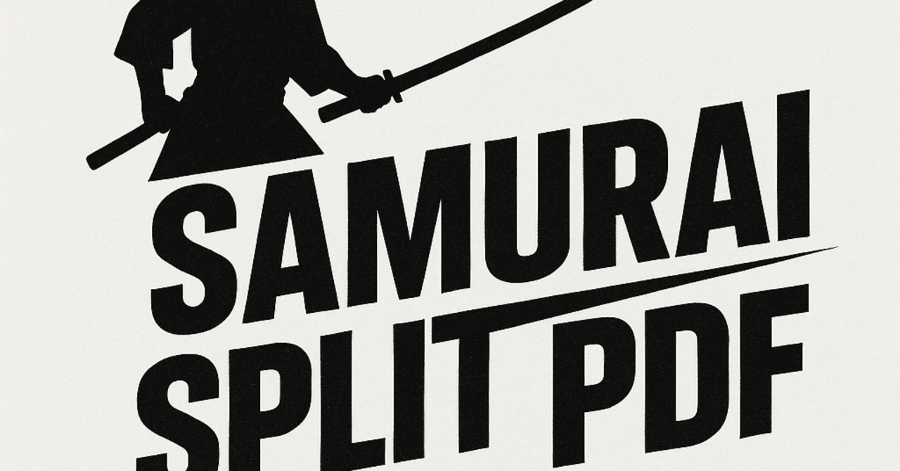 PDFを1ページずつに分割する最も簡単な方法【オンライン※無料枠あり】｜7enomoto