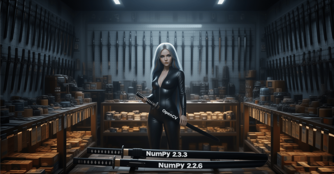 「NumPy 2.3.3」 OR 「NumPy 2.2.6」 Mac ComfyUIに最適な、NumPyはどっち？OpenCVとの依存関係｜ゆなみ