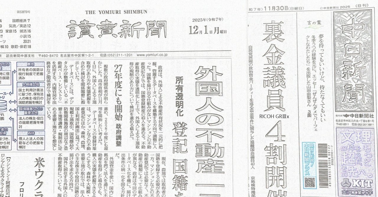 新聞と新聞紙｜michi-to-sora 道と空