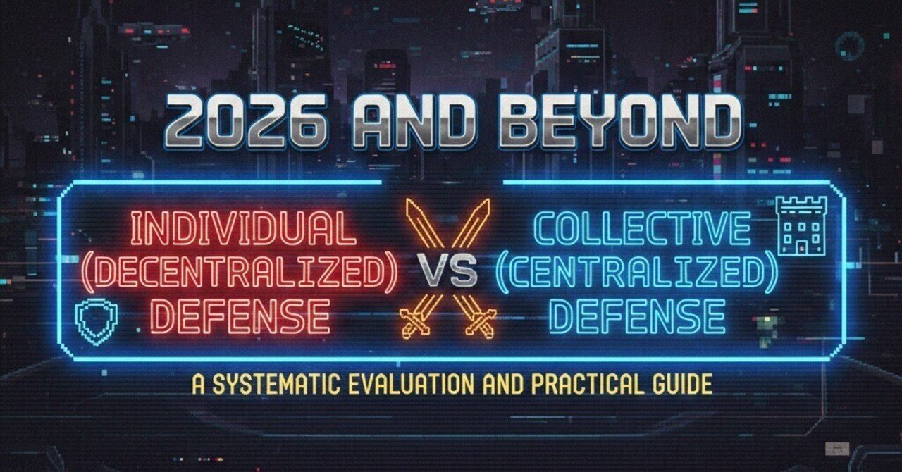 2026年以降 — 「個人（分散）防衛」 vs 「集団（集中）防衛」：体系的評価と実践ガイド｜TWLV32