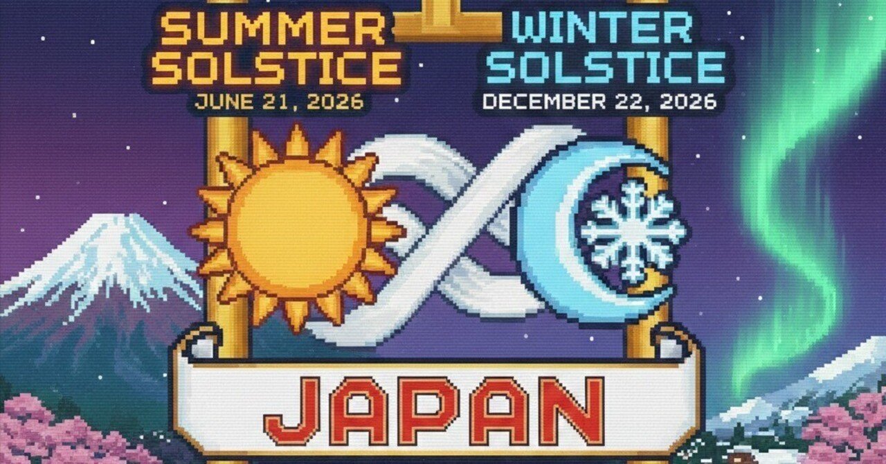 2026年の日本における「夏至」「冬至」の暦上／天文上の時刻｜TWLV32