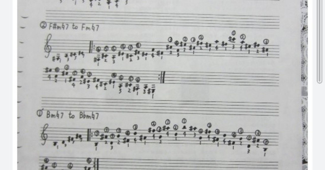 ギタリストの為の分散和音 Broken Chord(Disjunct Motion)-5｜ロビン｜note