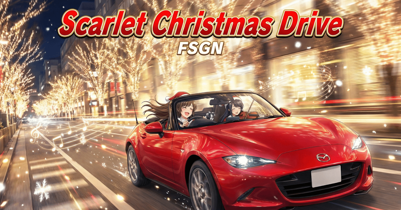 【新曲】『Scarlet Christmas Drive』公開前夜 —— 恋のレブリミット、振り切れた！聖夜を駆け抜ける疾走のアンセム｜してみ ...