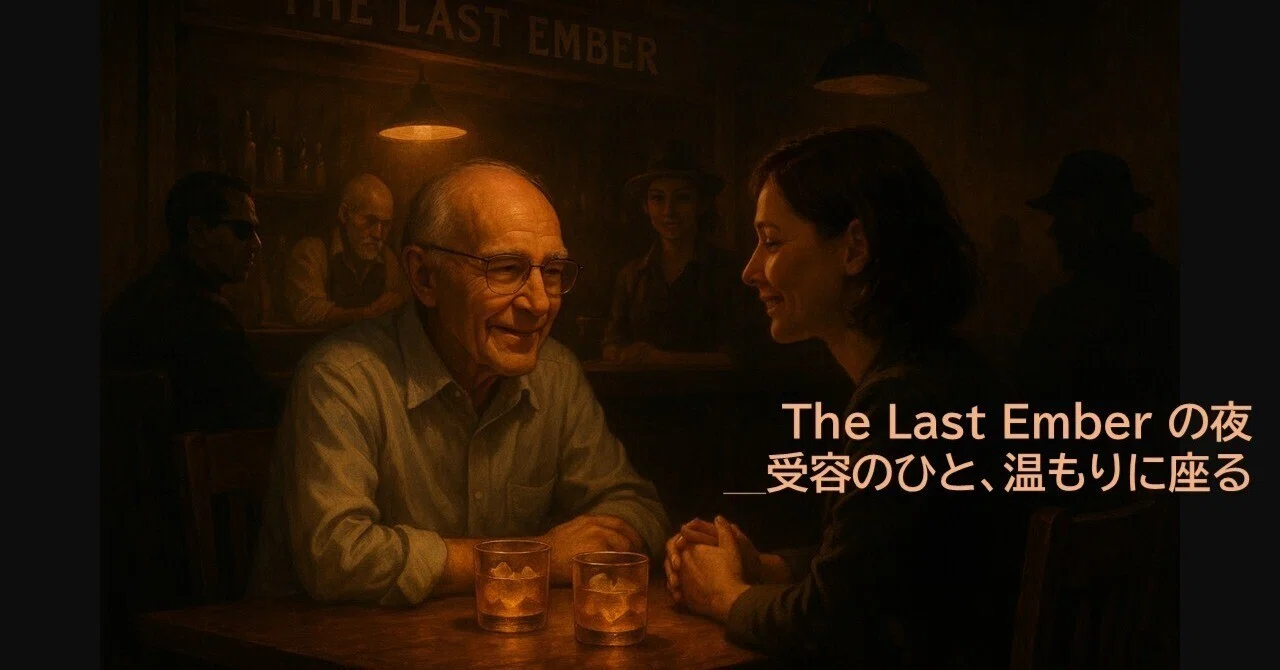 The Last Ember の夜_受容のひと、温もりに座る｜定年5分前の覆面オヤジ