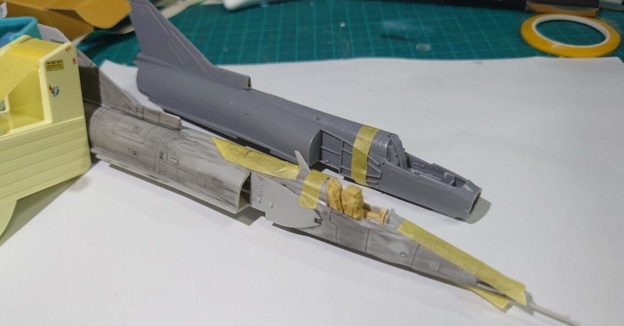 ハセガワ＆AMK 1/72 クフィルC2製作記③｜はるさー