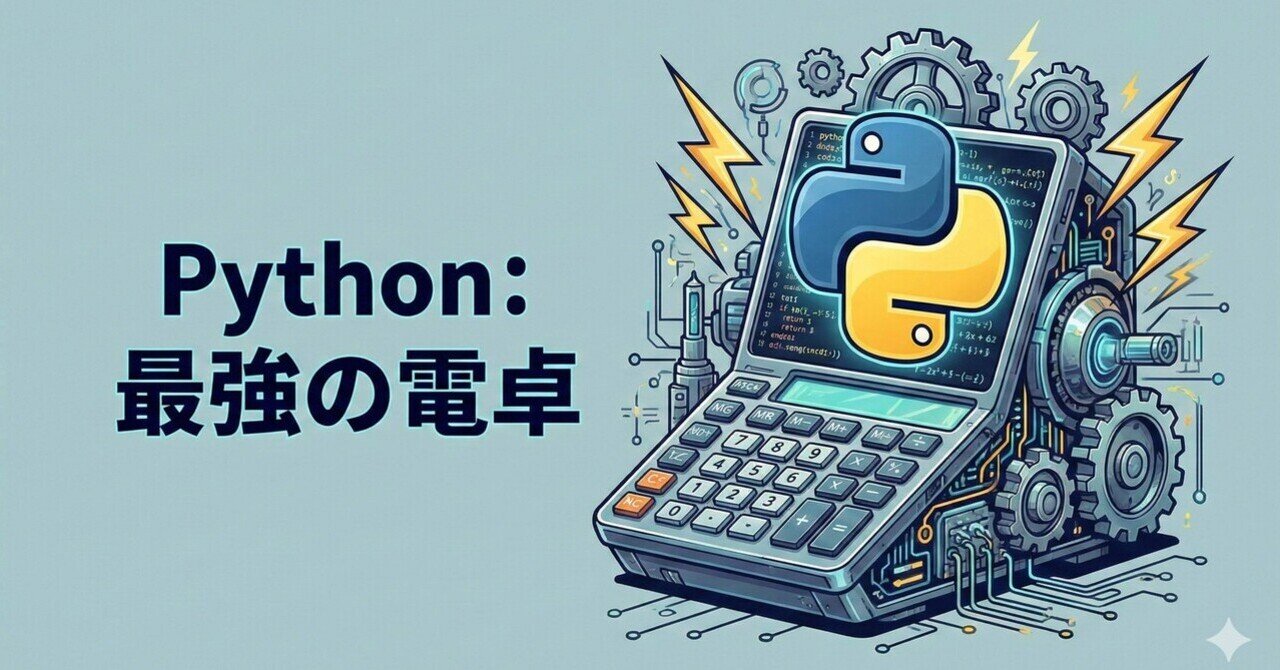 【Day 3/43】Pythonは「最強の電卓」である。四則演算｜数式で殴るニュース解説