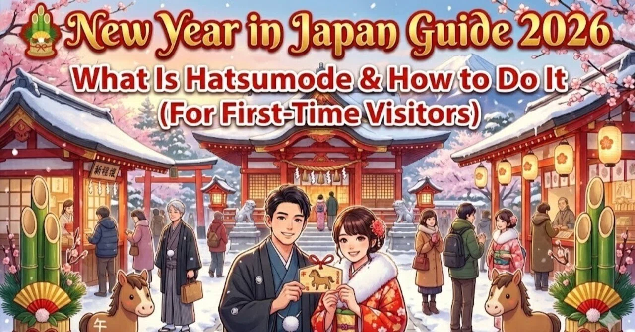 🎍 New Year in Japan Guide 2026｜What Is Hatsumode & How to Do It (For ...
