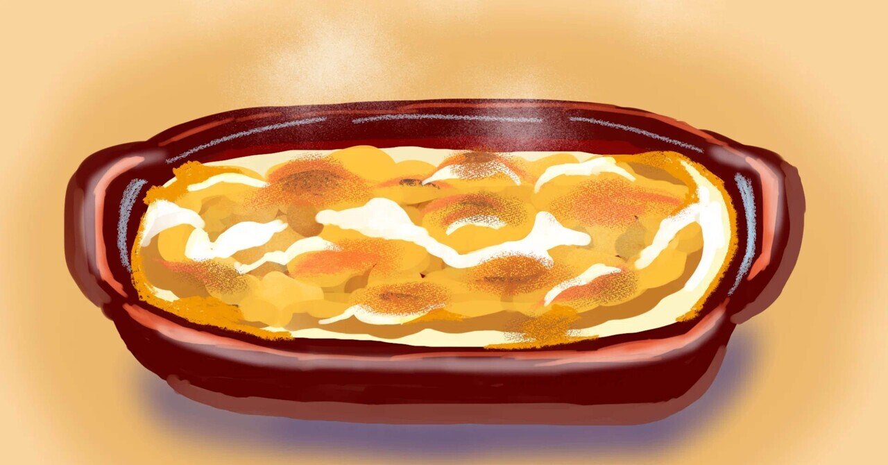 深夜のマカロニグラタンと手帳｜Riho