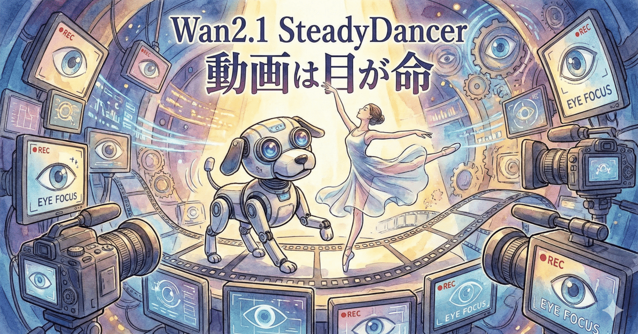 Wan2.1 SteadyDancer 動画は目が命｜東リ屋